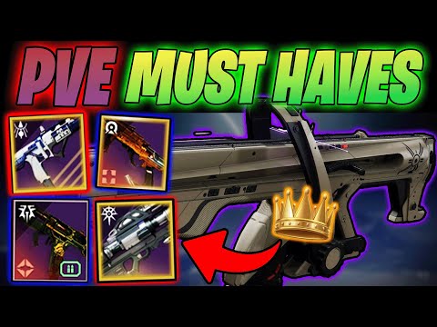BEST PVE WEAPONS You NEED Before Edge Of Fate And How to Get Them (BEST Episodes Weapons Destiny 2)