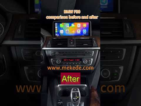 BMW F30 before and after installation