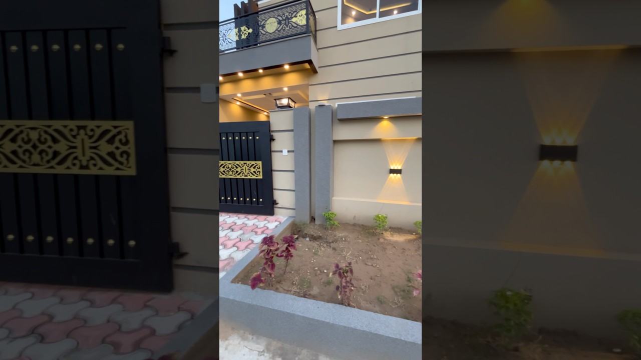 5 Marla Modern External Lawn & Main Gate Design🔥 #foryou #home #duckybhai #homedesign #house