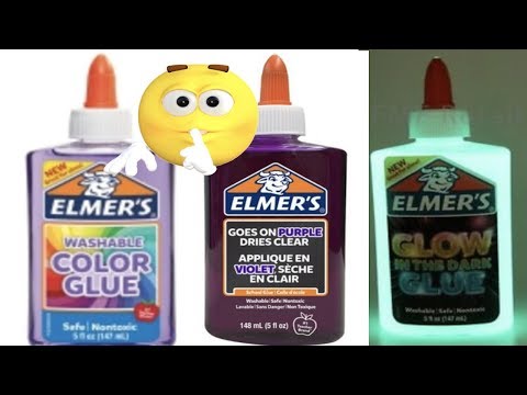 Testing Elmer's New Glue !! How To Make Slime With Glue, Baking Soda, and Contact lens Solution