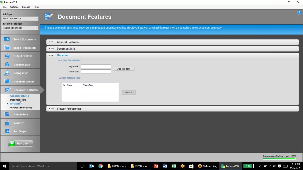 How to use Premier OCR using the Batch Processing Method