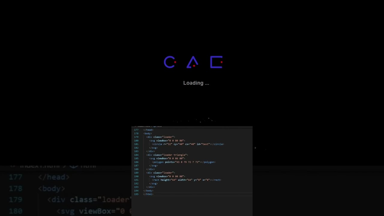 Loading Animation In HTML   #css  #html  #backend  #java  #frontend  #frontenddeveloper