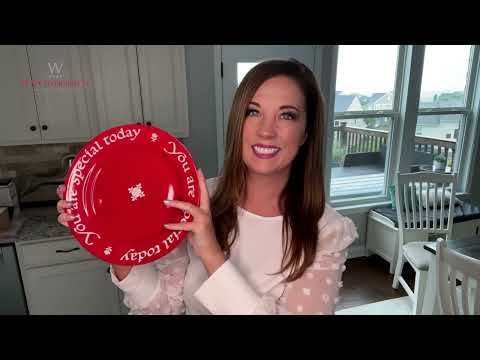 The Original You Are Special Today Red Plate from Waechtersbach - Start a Tradition Today