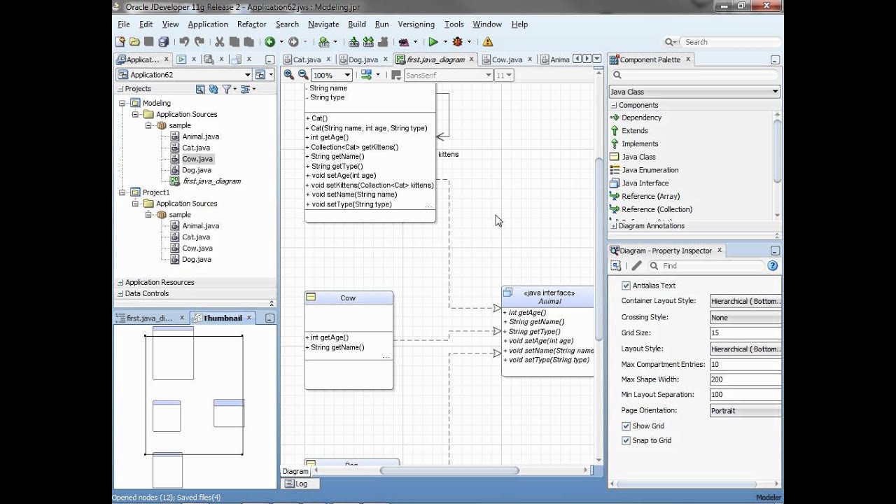 UML and Java Modeling in JDeveloper