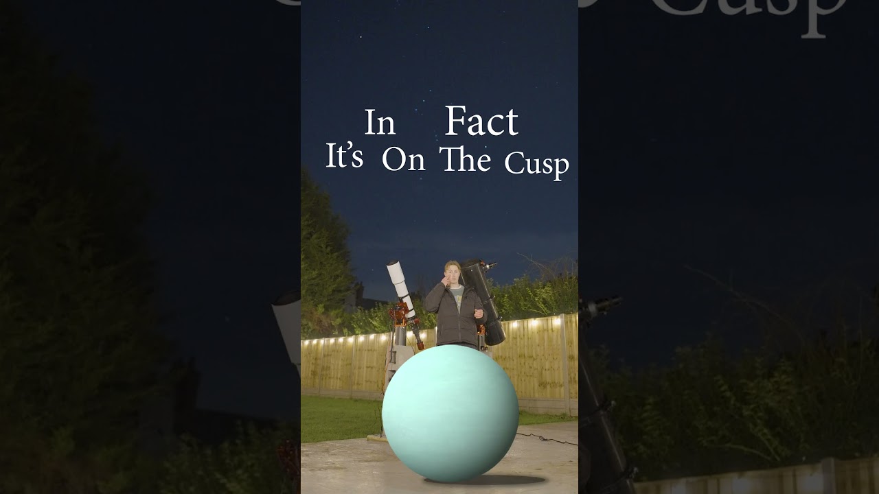 I took a Picture of URANUS! 📸🤩💨#space  #astronomy  #uranus  #stargazing  #stem  #astrophotography