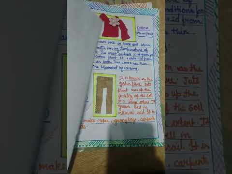 fabric from fibre different types of project#science#project