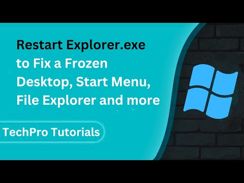 How to restart Explorer.exe to fix a frozen desktop, Start Menu, File Explorer and more on Windows