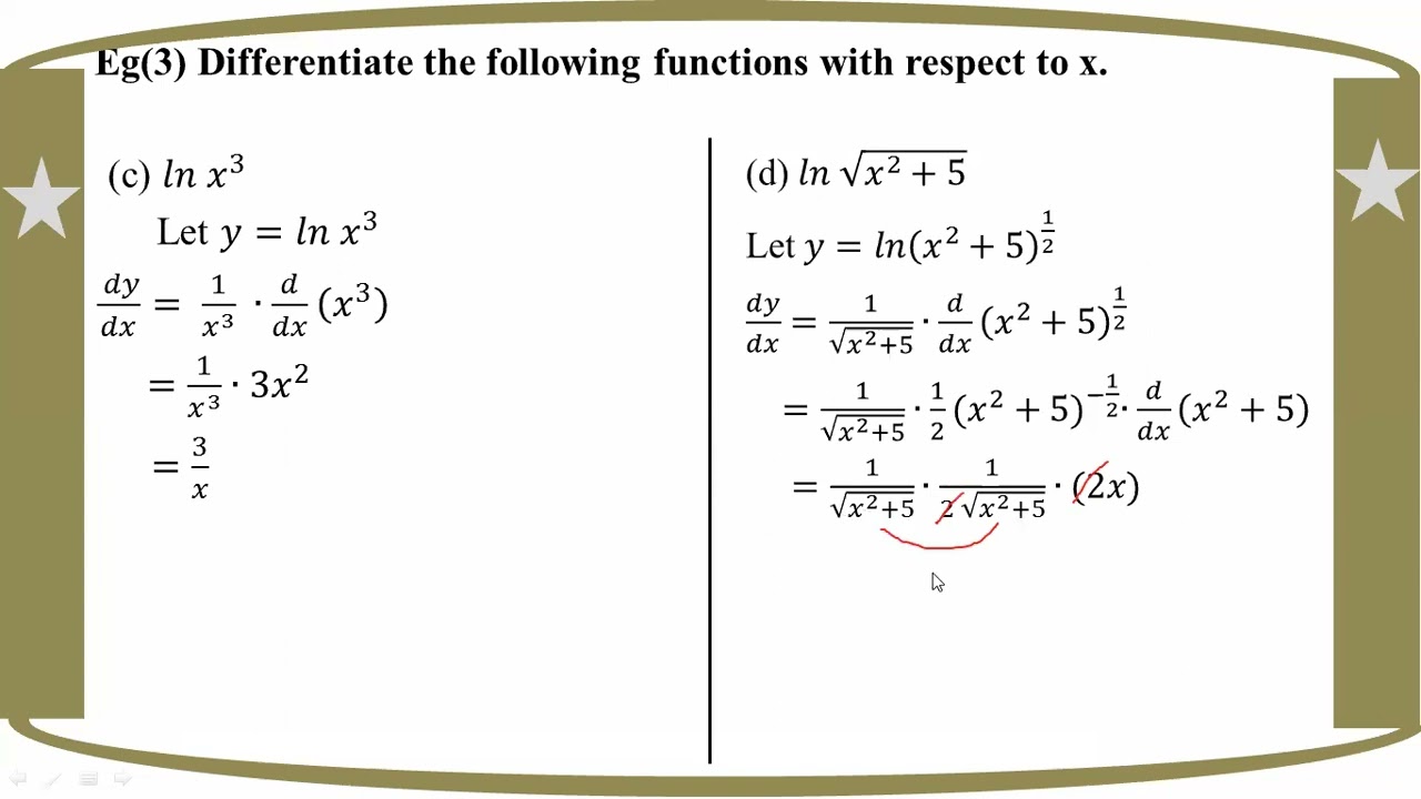 # Grade 12 Math (ch 8) Eg - 3 (a to f)