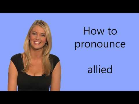 How to pronounce allied