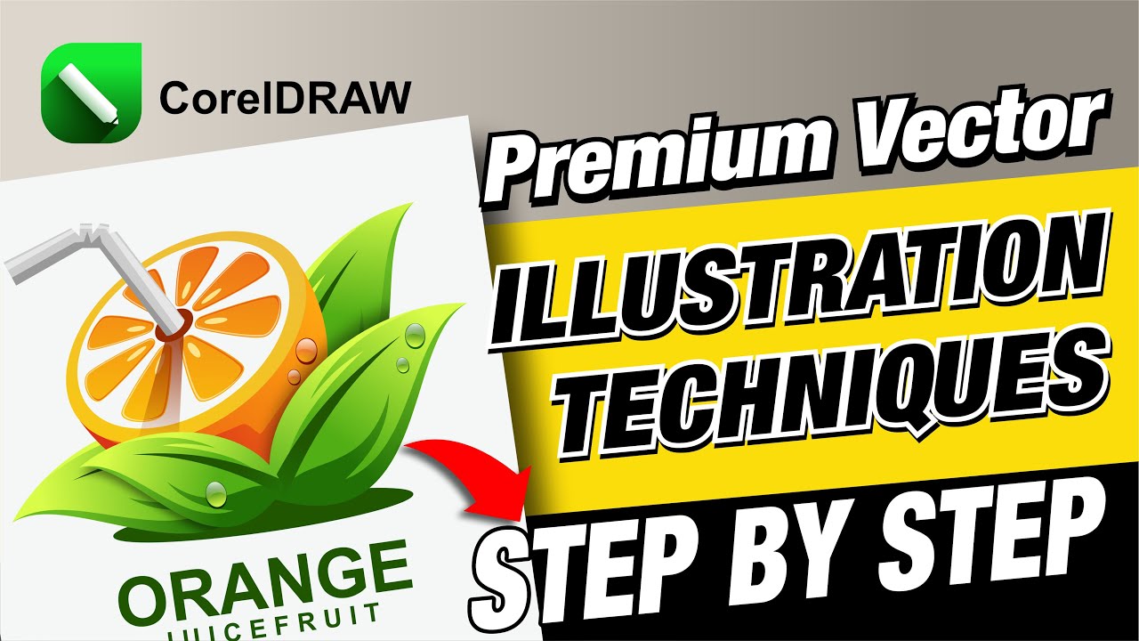 🔥 CorelDRAW Tutorial: How to Create Premium Vector Illustration 🔥