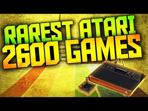 Top 10 Rarest Atari 2600 Games | Most Valuable Atari Games