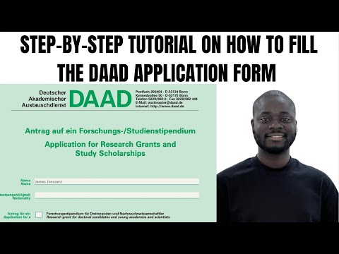 How to fill DAAD Application form to win DAAD EPOS Scholarship 2025