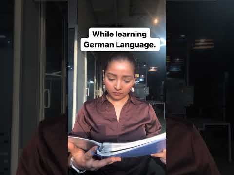 While Learning German Language
