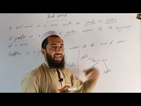class (1) Root words in urdu | english root word | what is root word | Root word | English grammar