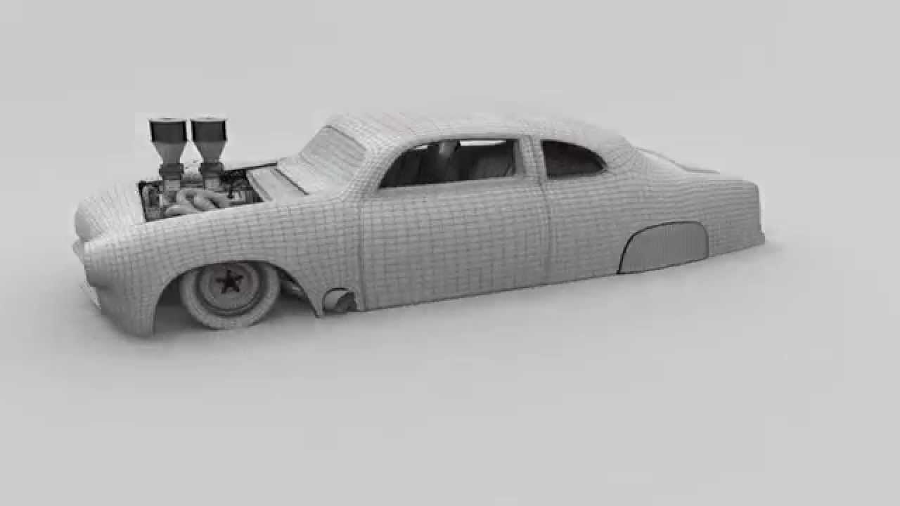 Ratrod Lowrider 3D model reel