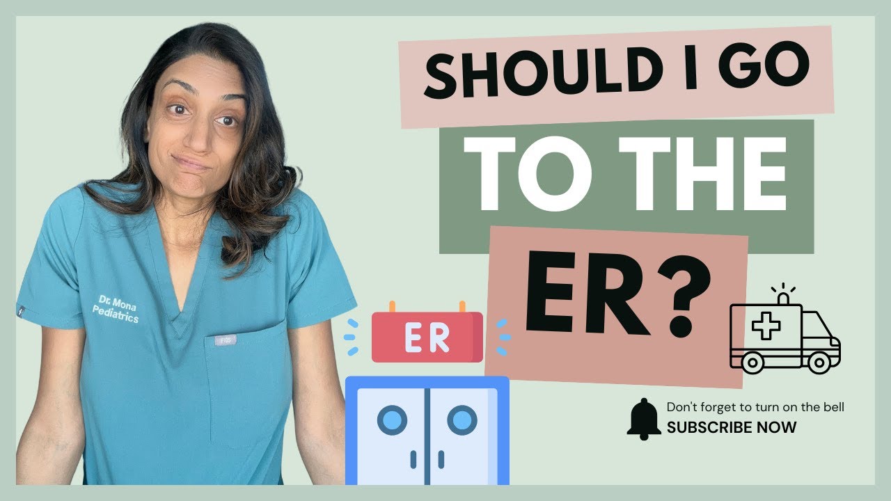 Pediatrician Explains: When to Take Your Child to the Doctor, Urgent Care, or ER