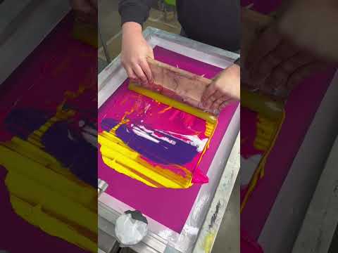 Multi-Colored Unicorn Print 🦄 🌈 ✨. #unicorn #screenprinting #screenprint