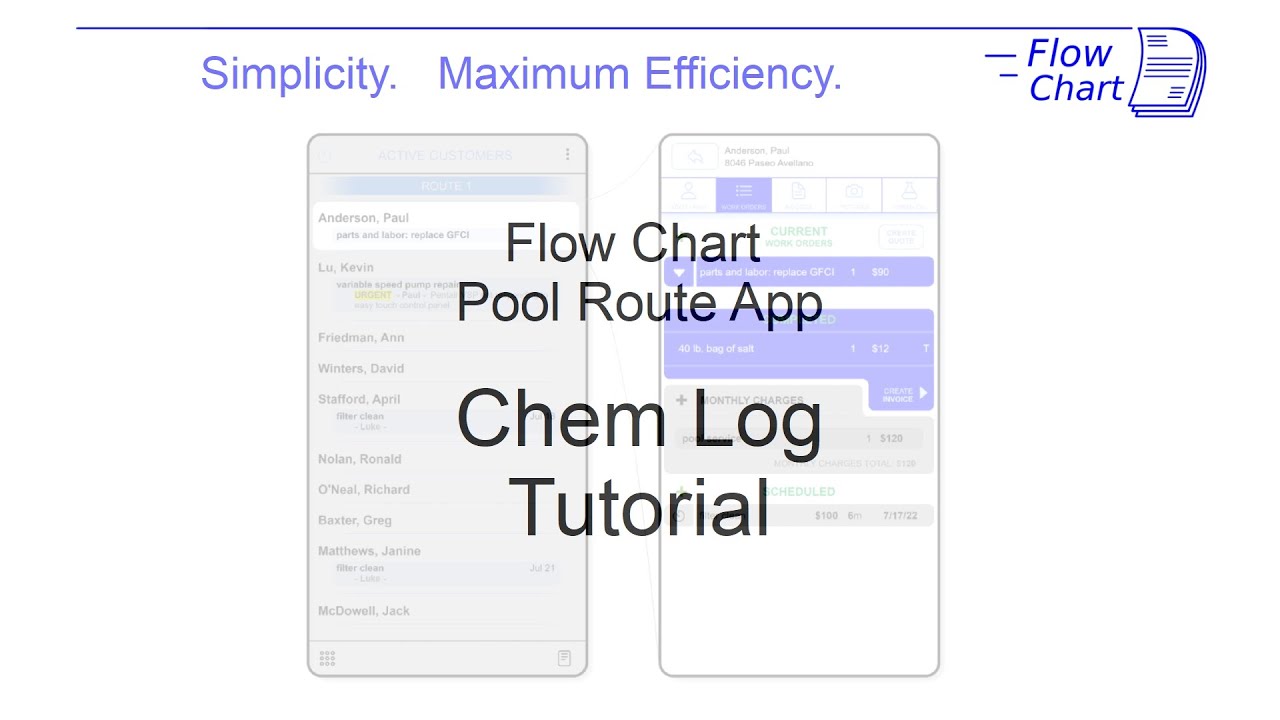 Flow Chart App - Chem Log Tutorial