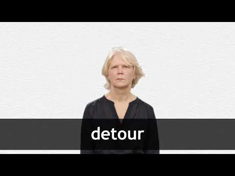 DETOUR - Definition & Translations | Collins English Dictionary