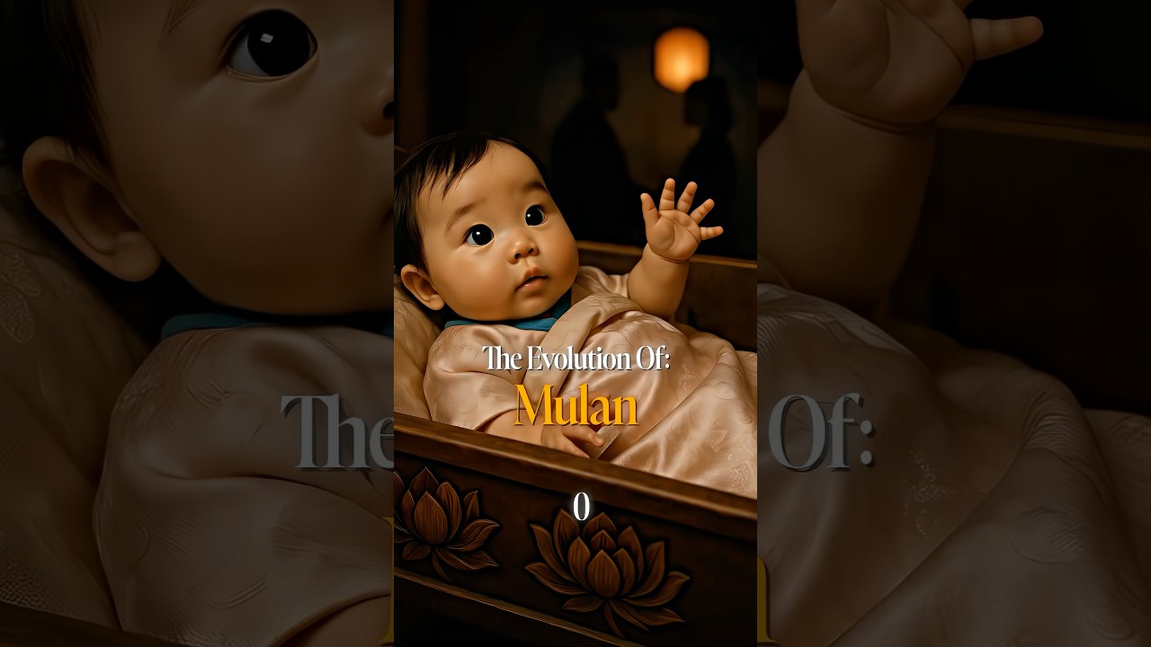 The Evolution Of Mulan 🗡️ #mulan #disney #ai #history #shorts #viralvideo #viral #fyp #cartoon