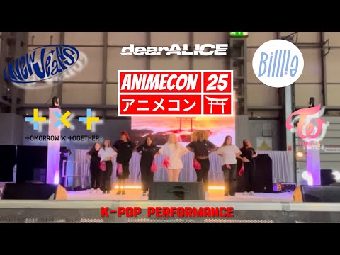 [KPOP IN PUBLIC] ANIMECON SAT PERFORMANCE 2025 - NJZ, TXT, BILLLIE, DEARALICE, TWICE | 🇬🇧