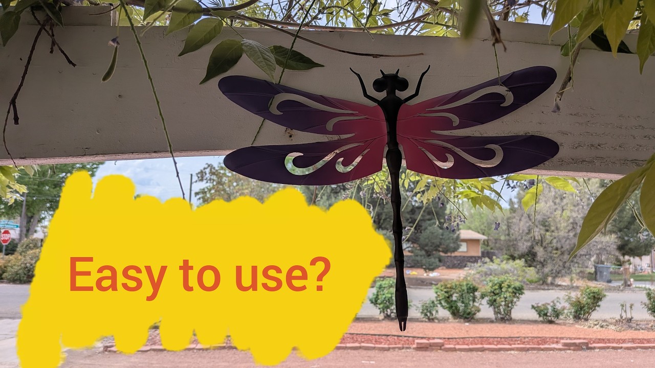 Beautiful Dragonfly Garden Wall Art Set