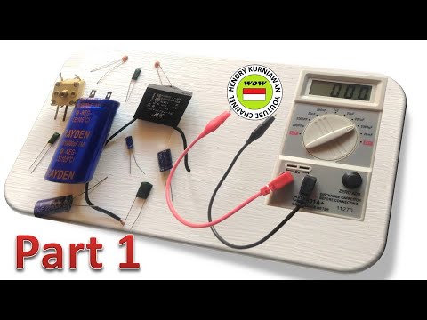Unboxing alat ukur Kapasitor dan Teori Kapasitor Part 1