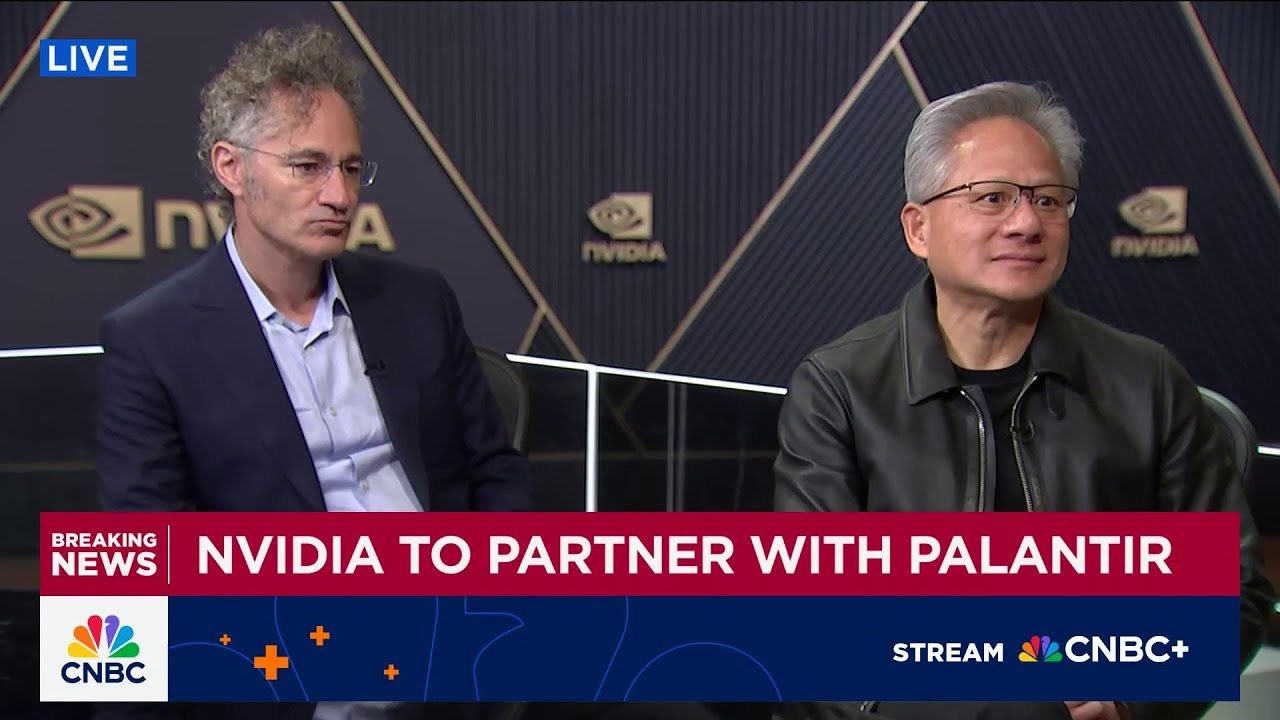 Palantir and Nvidia CEOs discuss their latest partnership