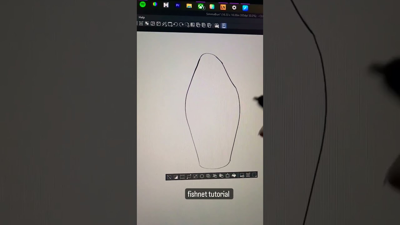 FISHNET TUTORIAL #shorts #tutorial #art #fishnets