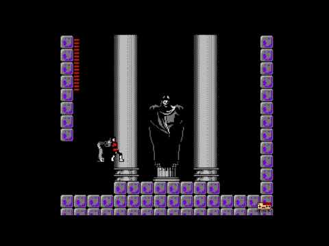 Castlevania 2: simon's quest NES Final boss Dracula's Ghost (without items)