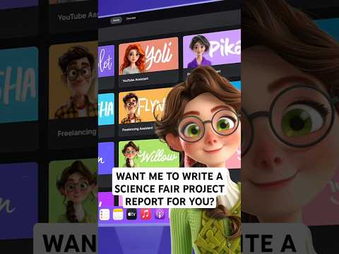 How To Write A Science Fair Project Report in Less Than 1 Minute Using AI!