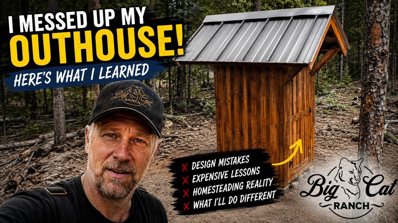 How Not To Build An Outhouse - Off-Grid Campground