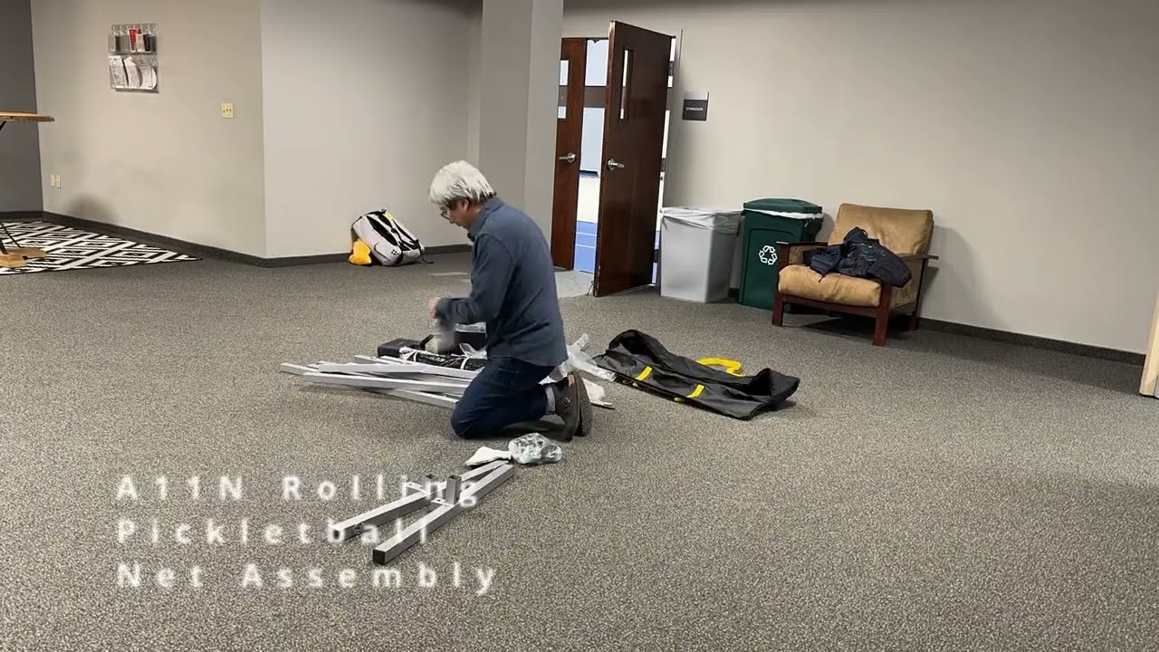A11N Pro Pickleball Net Assembly Time Lapse