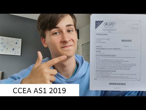 CCEA Maths AS1 2019 Walkthrough