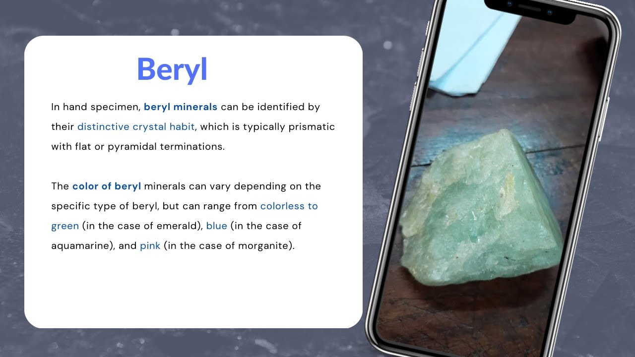 The beauty of Beryl minerals : its Hand Specimen Properties | crystal  Mineralogy Geology