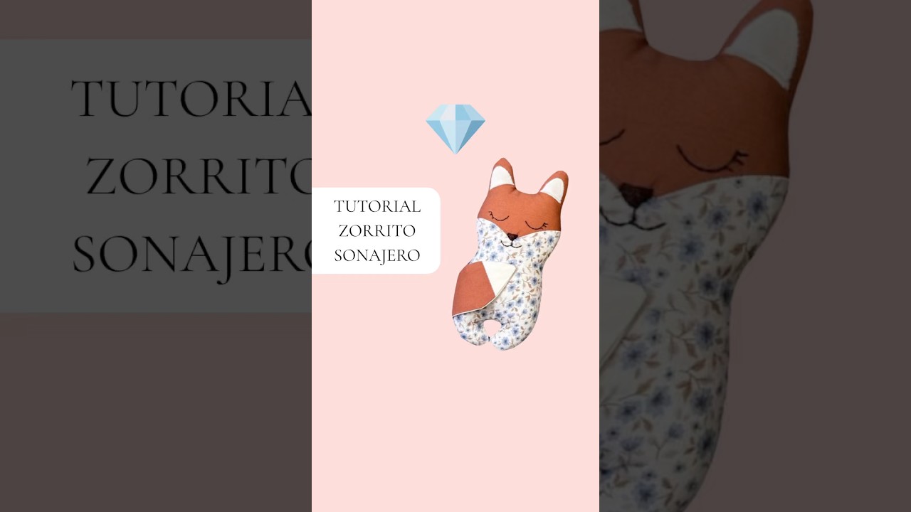 🦊 Tutorial: How to Sew a Fox Doll Step by Step | Creative Sewing 🧵