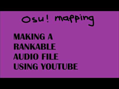 making a rankable audio file using yt music