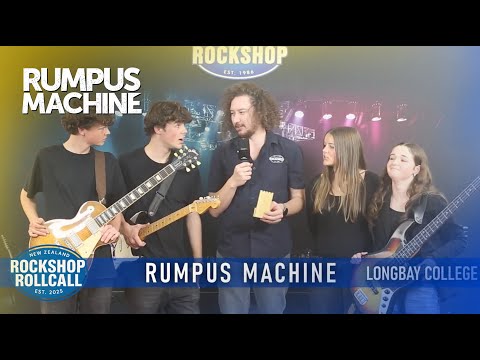 Rumpus Machine interview with Garin Keane from Rockshop NZ at Smokefree Rockquest