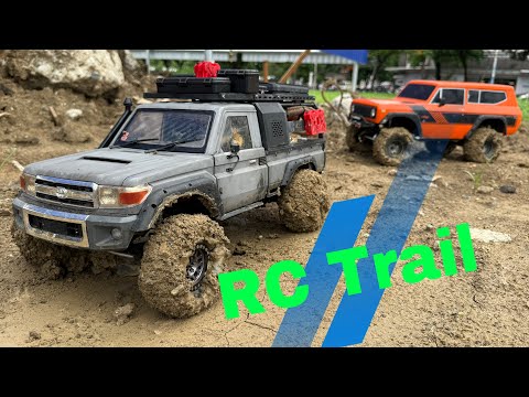 Rc trail Killerbody LC70 & Redcat Gen8 Trail Adventure!