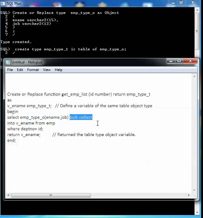 Return multiple values from function in PLSQL