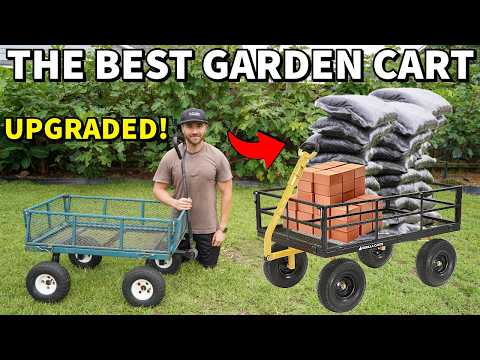 I Am OBSESSED With This New GARDEN CART!