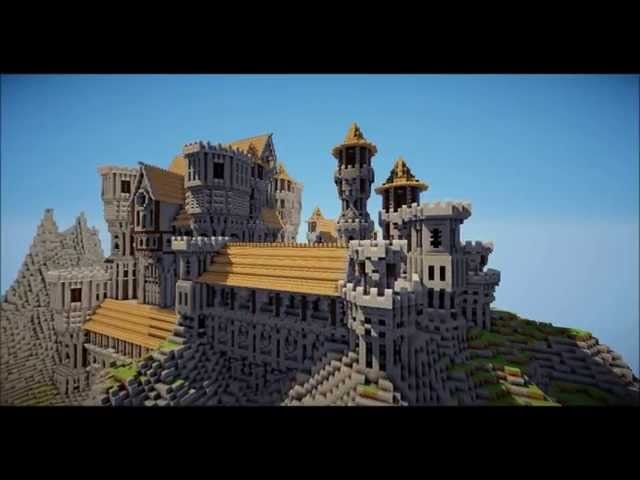 Medieval hill top castle (Download) Minecraft Map