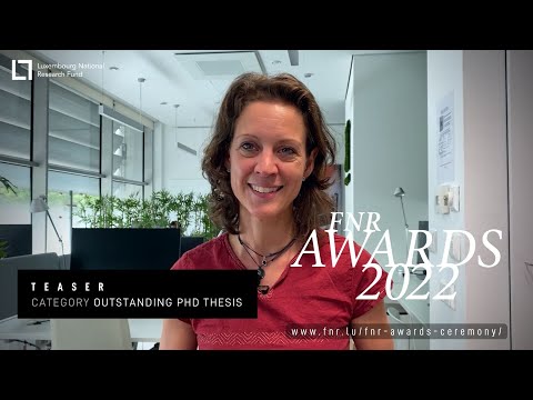 Teaser FNR Awards 2022 - Outstanding PhD Thesis