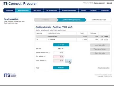ITS Connect: Procurer demo