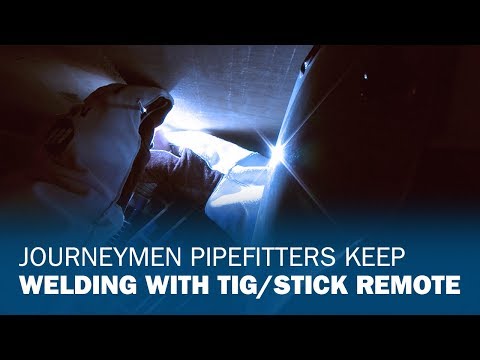 Journeymen Pipefitters Keep Welding With Stick/TIG Remote
