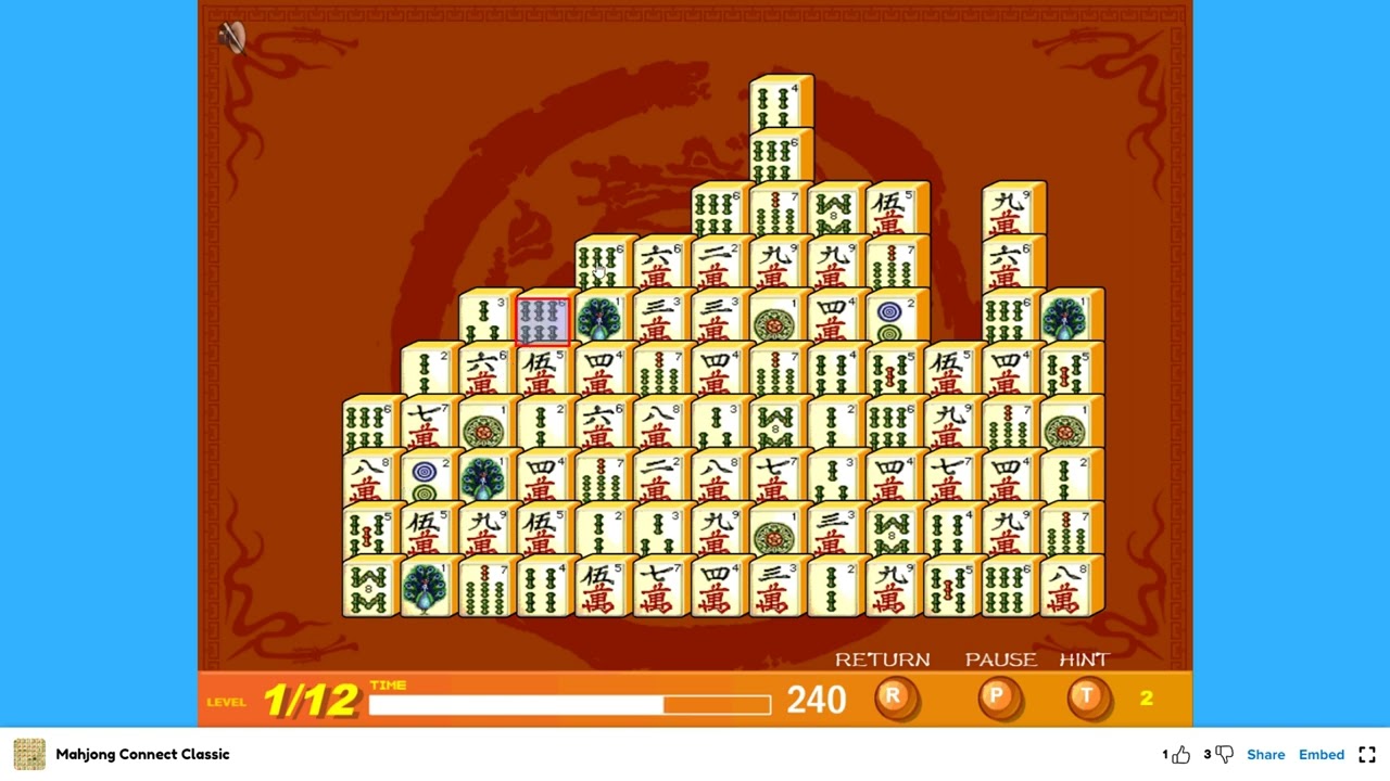 Mahjong Connect Classic | Walkthrough