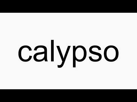How to pronounce calypso