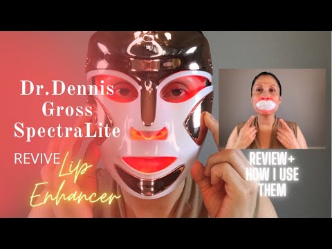 Dr Dennis Gross LED SpectraLite FaceWare Pro MASK for FACE AND NECK + REVIVE LIP THERAPY 💥Review