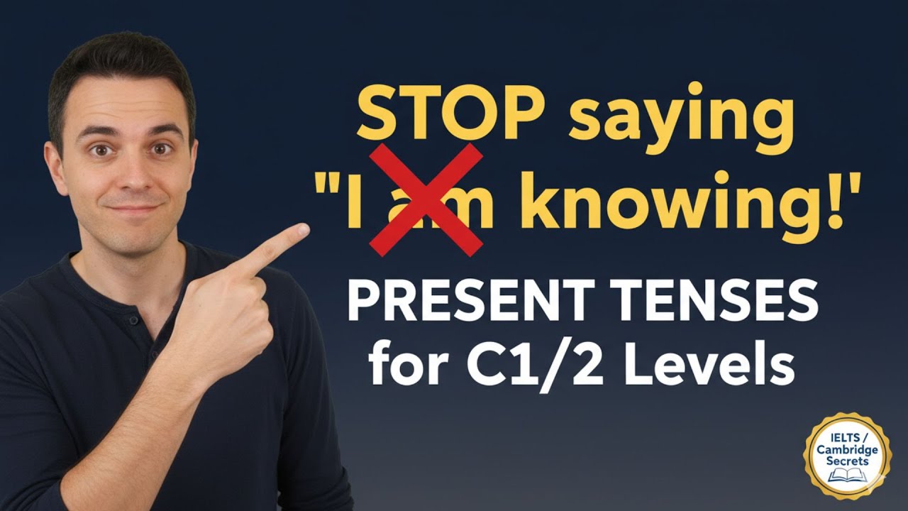 The Grammar Error C1/C2 Students STILL Make (Present Tense Nuance)