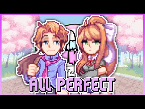 Friday Night Funkin' Monika Full Week But it is ALL PERFECT